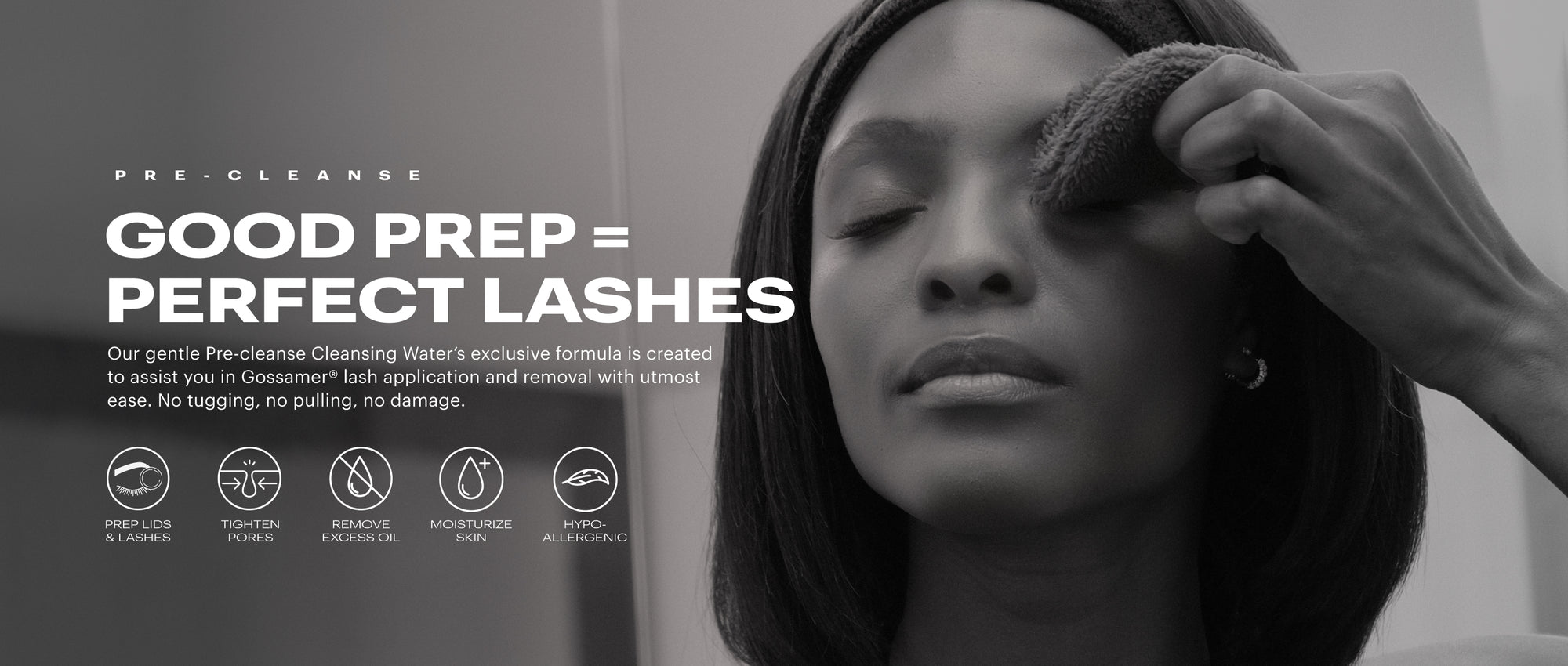 Pre-Cleanse Cleansing Water | Gossamer Lash Prep – Lashify
