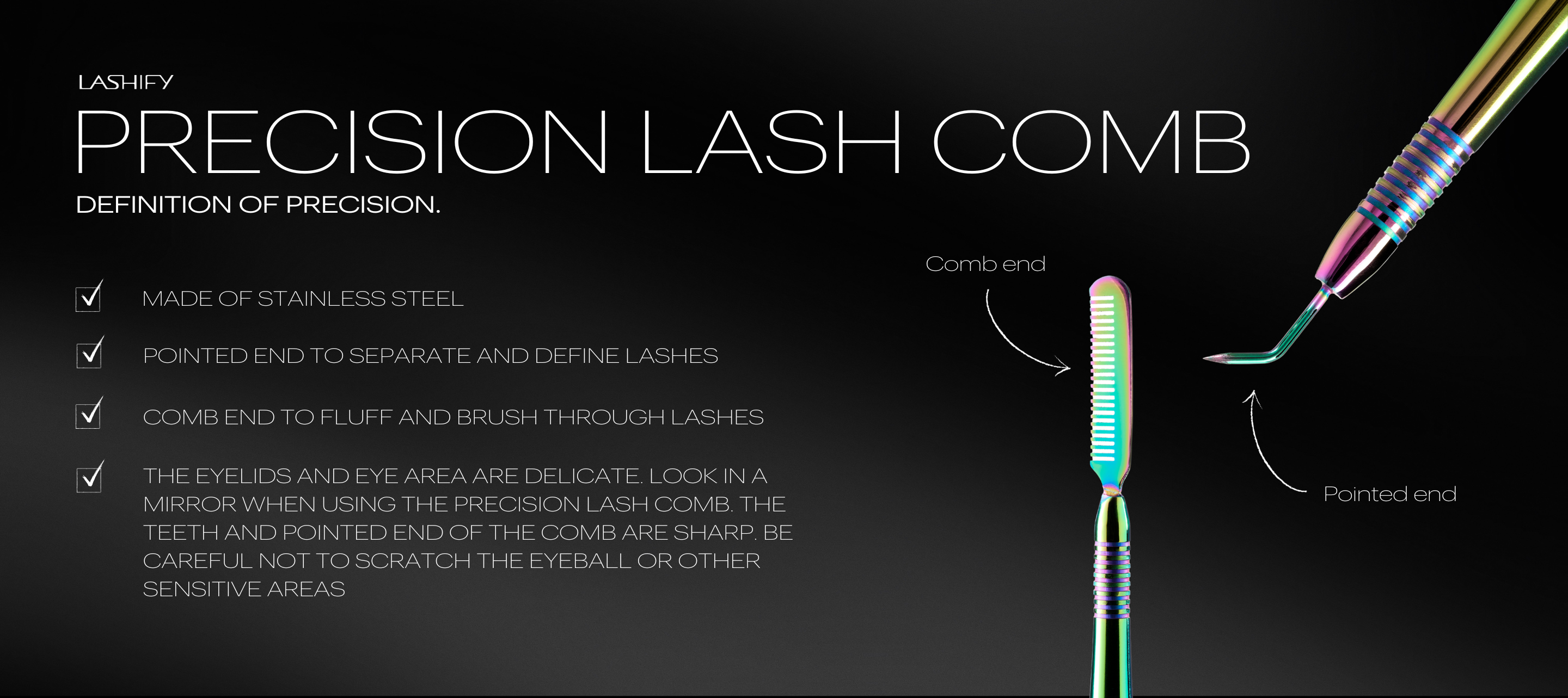 Precision Lash Comb – Lashify